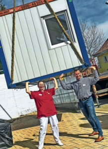 Das Hospiz verabschiedet sich von Testcontainer - Hospiz Pforzheim Enzkreis